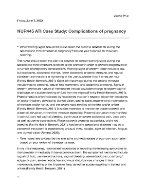 Prioritizing care for antepartum clients - ACTIVE LEARNING TEMPLATES ...