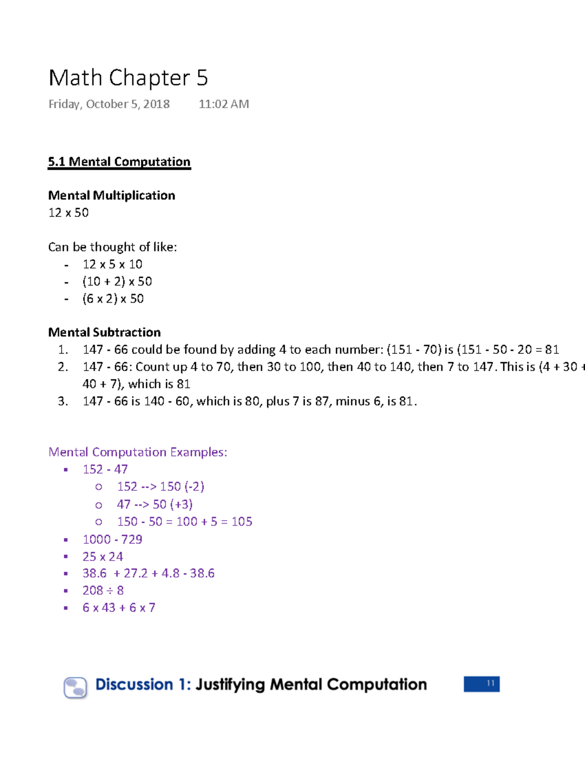 Math Chapter 5 - Professor Raver - Warning: TT: undefined function: 32 ...