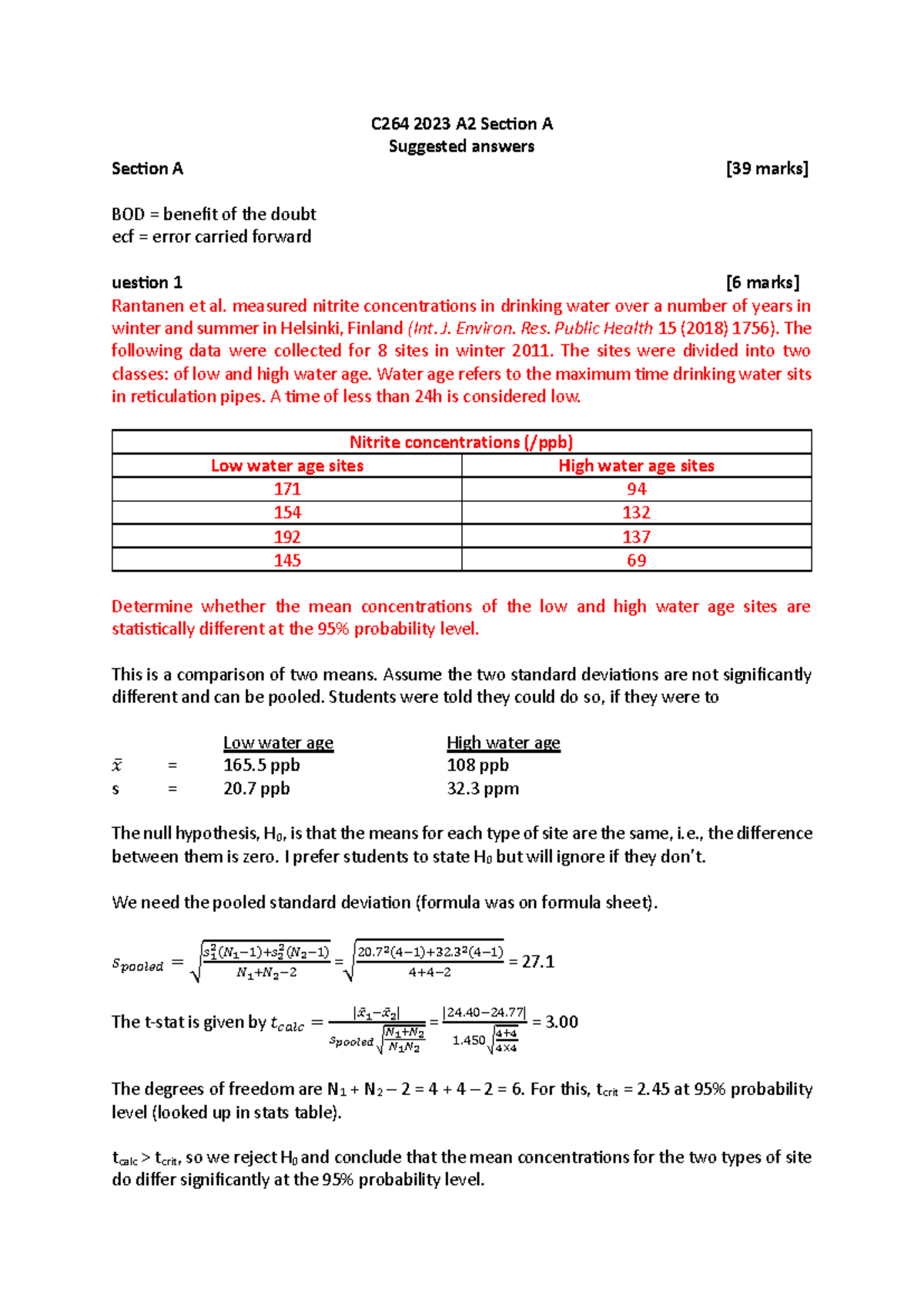 C264 2023 A2 Section A Suggested Answers - C264 2023 A2 Section A ...