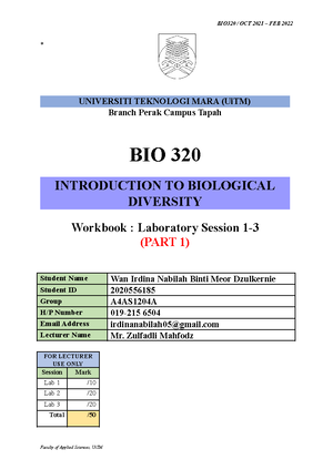 Chapter 3 notes - Introduction To Biological Diversity - Studocu