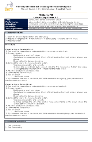 LAST Module - For educational purposes - COURSE MODULE COURSE CODE: IAE 123/124/ AUTOMOTIVE ...