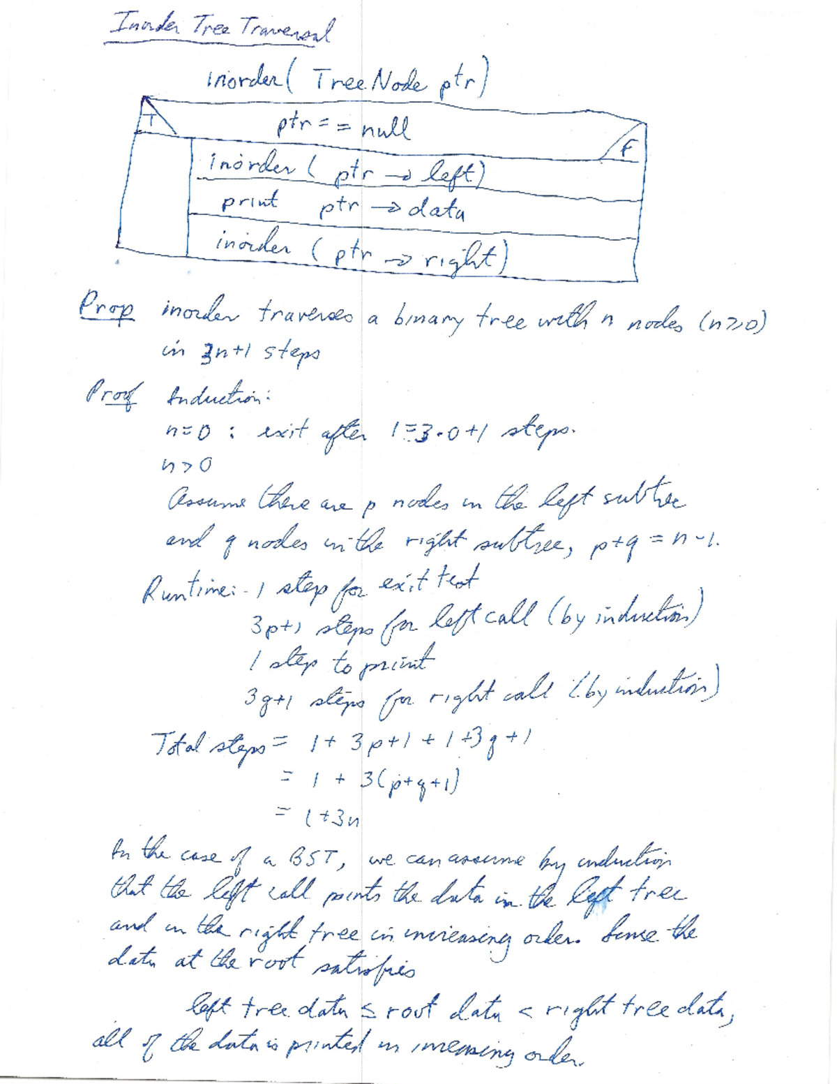 Inorder binary tree traversal - MAT320 - Studocu
