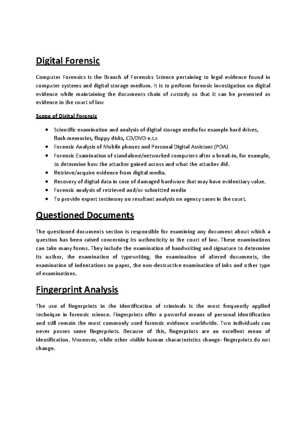 Notes of cybersecurity for beginners and entry level students which ...