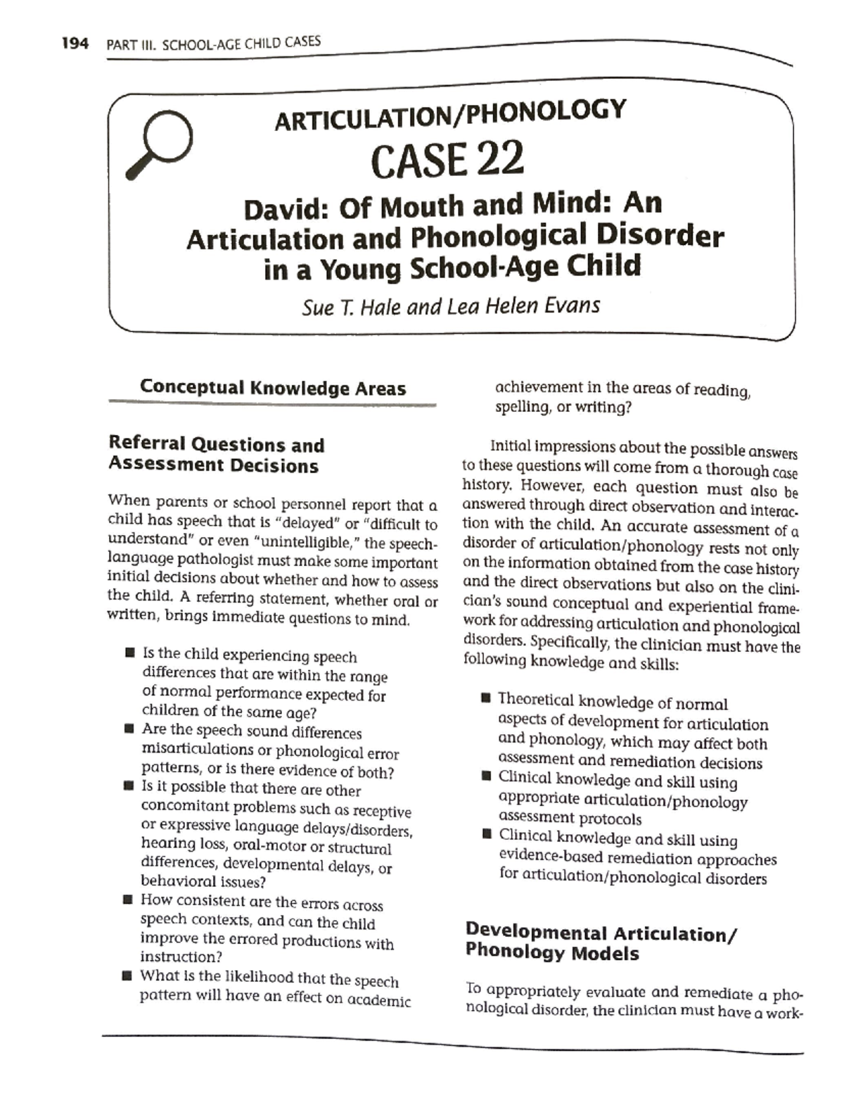 Case Study- David - eaf - KIN 316 - Studocu