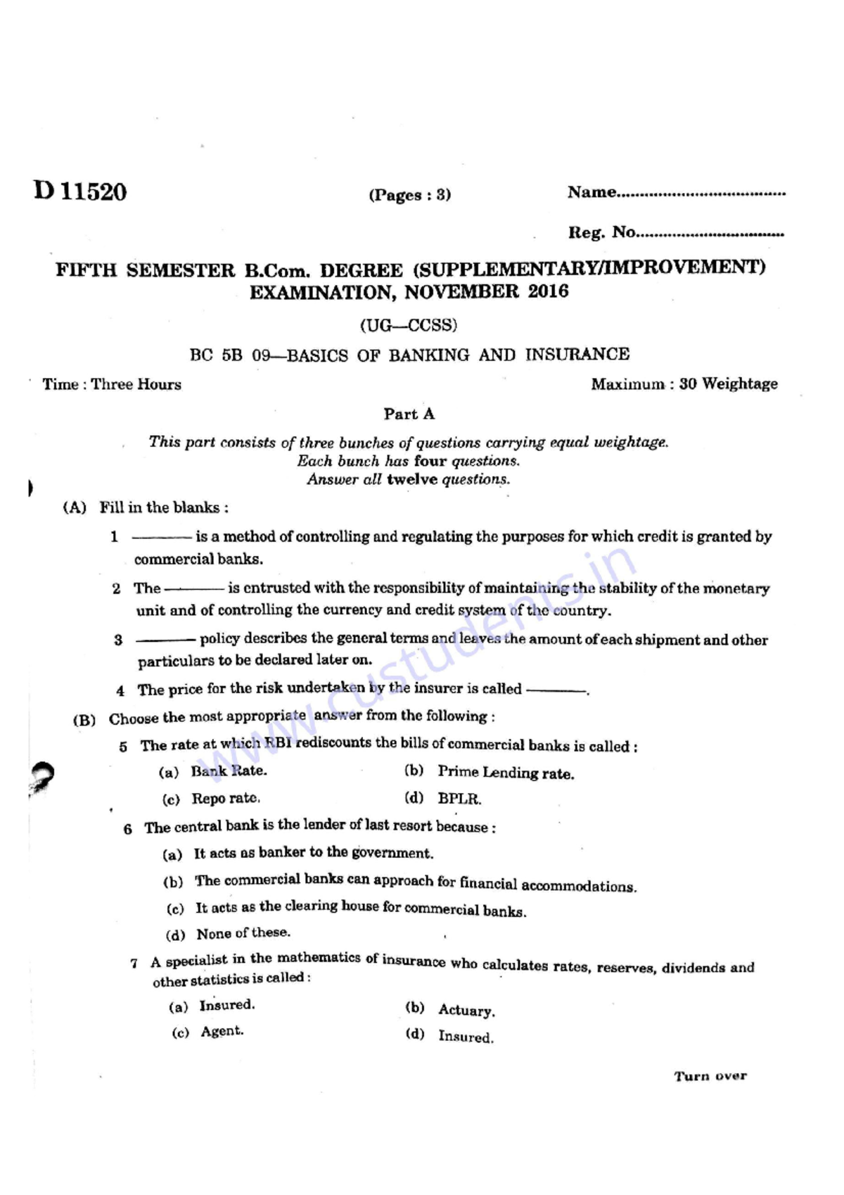 Banking and Insurance Question Papers - Scanned by CamScanner Scanned ...