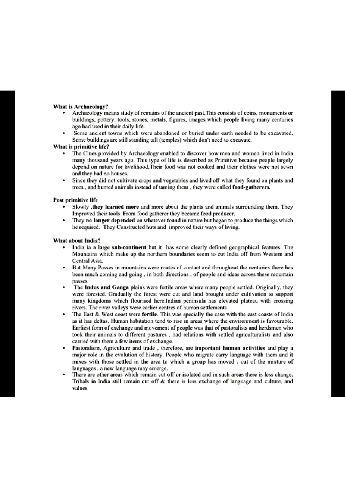 Study of Ancient Indian History. How to understand History? - BA ...