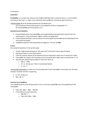 Econ stats - notes - econ stats statistics : a way to get information ...