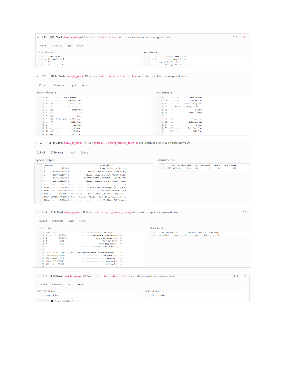 Lego corrections - Practice materials - Computer science - Studocu