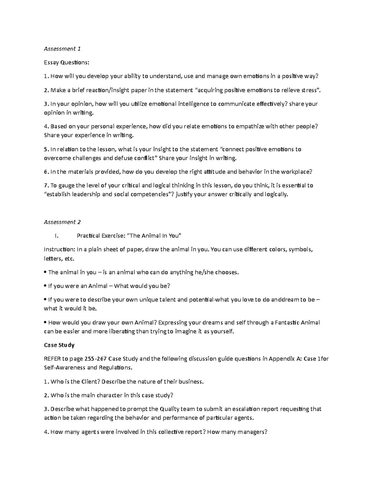 Assessments OF Service Culture , Organizational Culture - Assessment 1 ...