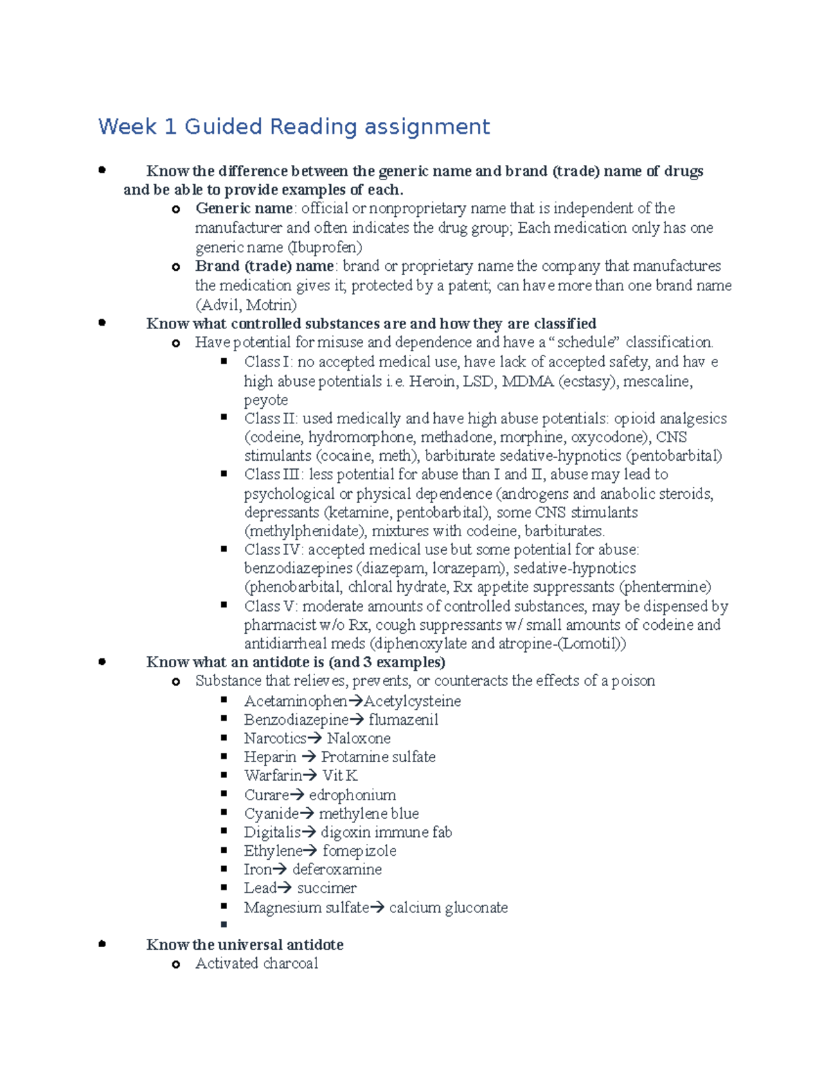 Week 1 guided reading exam questions - Week 1 Guided Reading assignment ...