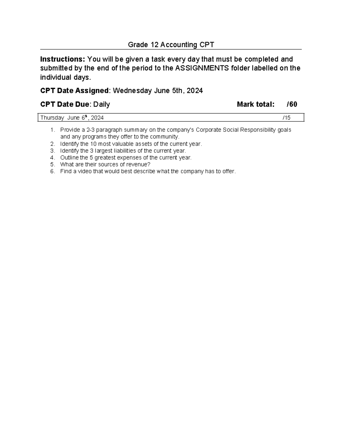 Grade 12 Accounting CPT Part 2 2024 - Grade 12 Accounting CPT ...
