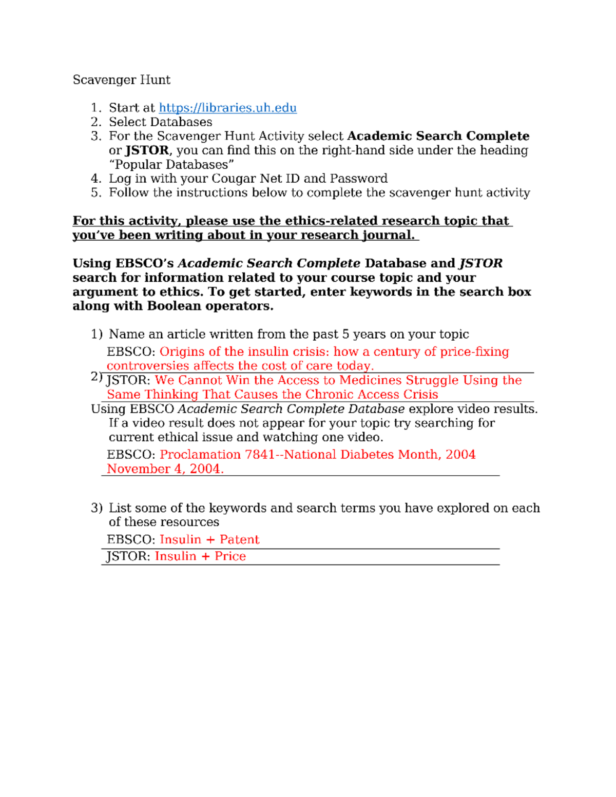 Review Submission History Submit Scavenger Hunt Activity (due - ENGL ...