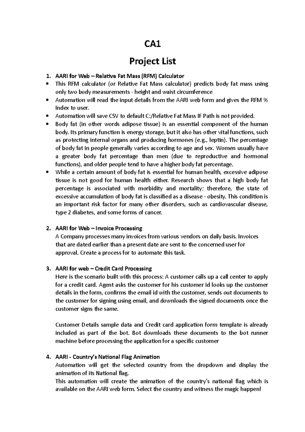 CA1 Project LIST - CA Project List AARI for Web – Relative Fat Mass ...