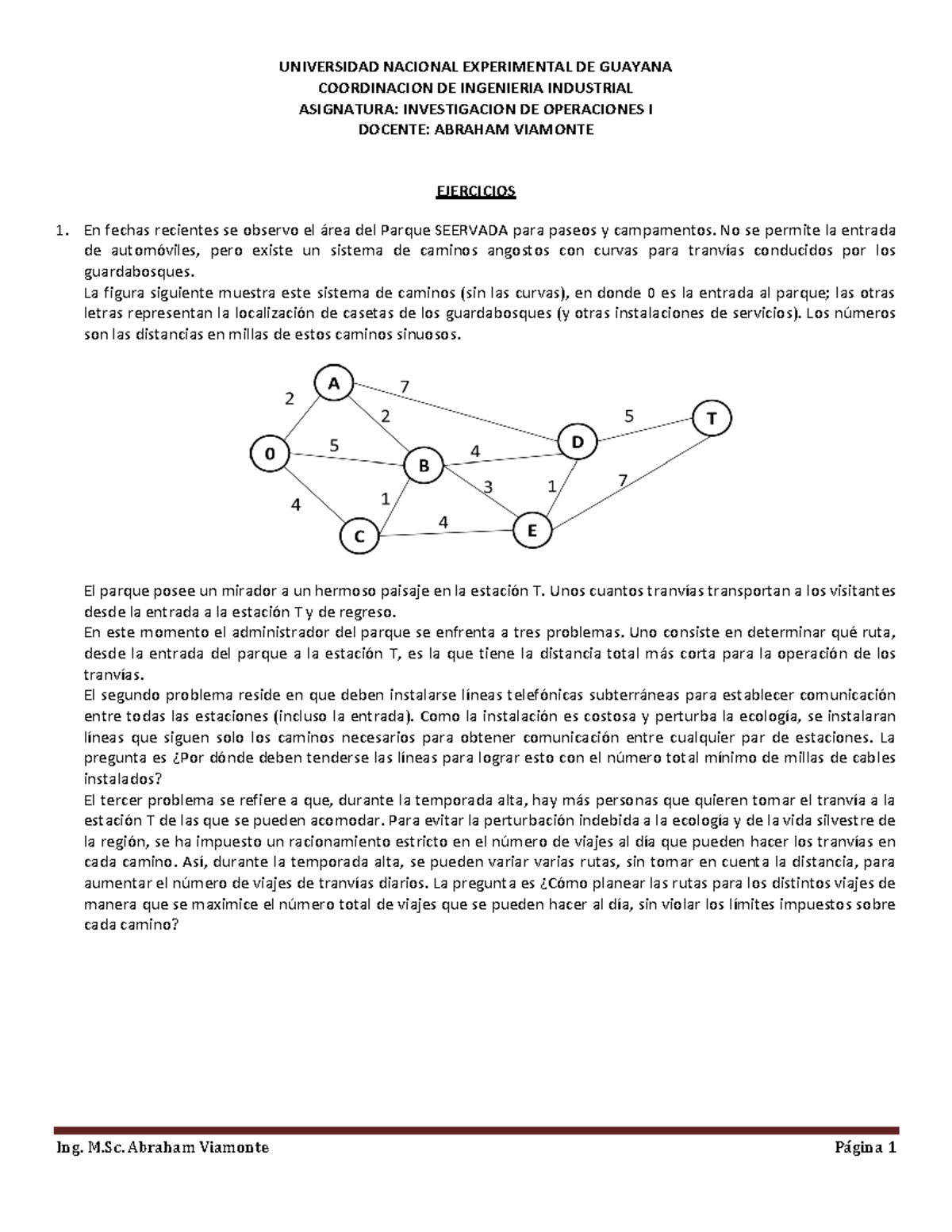 6.- Ejemplos Modelos de Redes - Ing. M. Abraham Viamonte P·gina 1 ...