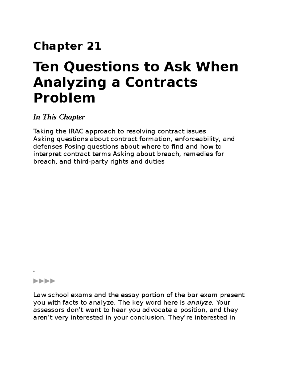 Part I - Contract For Dummies (21) - Chapter 21 Ten Questions to Ask ...