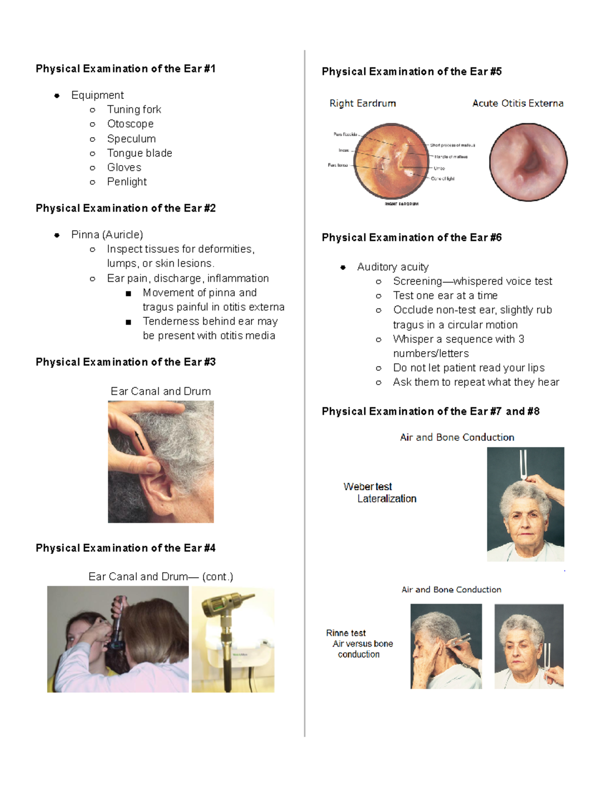 ENMT (2nd part) - Physical Examination of the Ear # Equipment Tuning ...