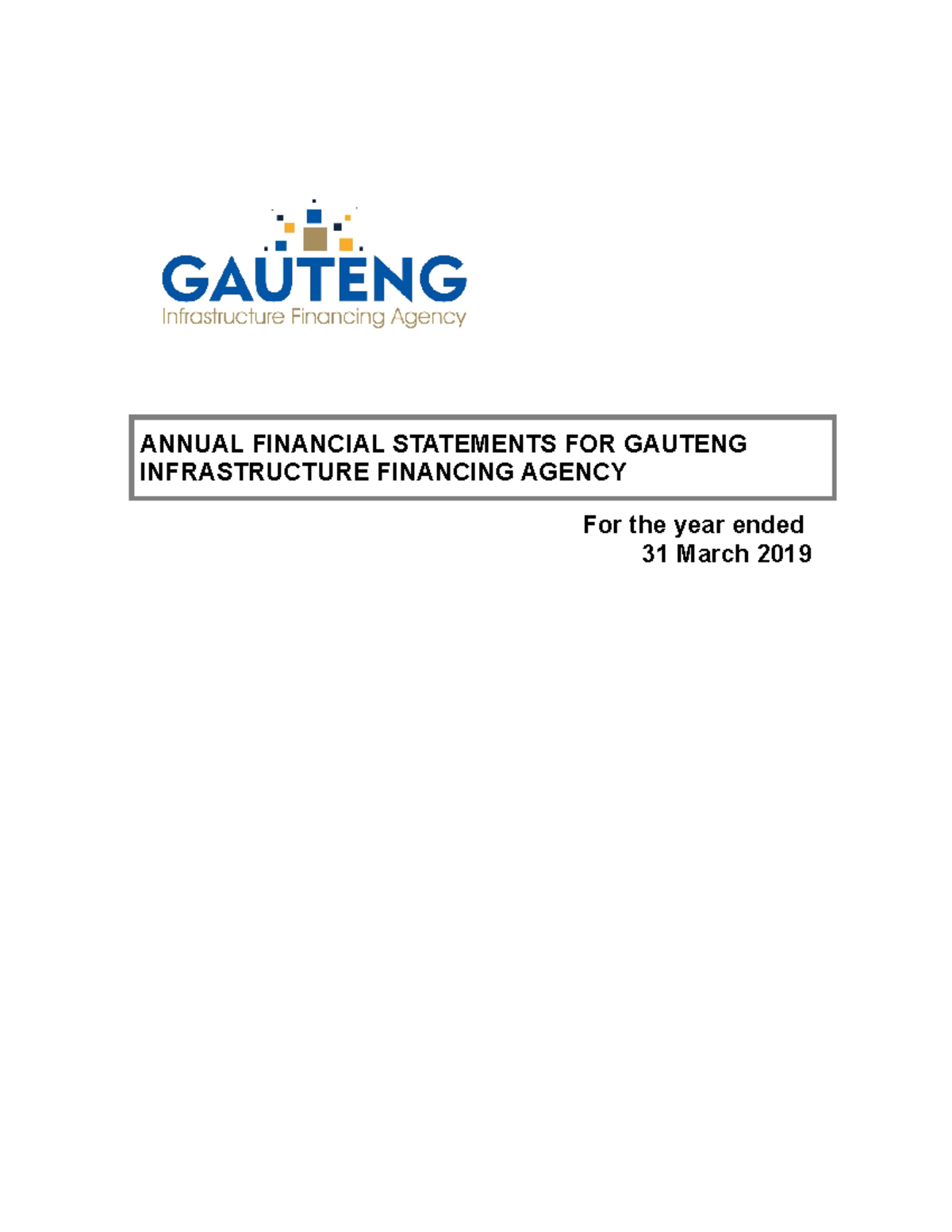 AFS that was discussed in 2019 - ANNUAL FINANCIAL STATEMENTS FOR ...