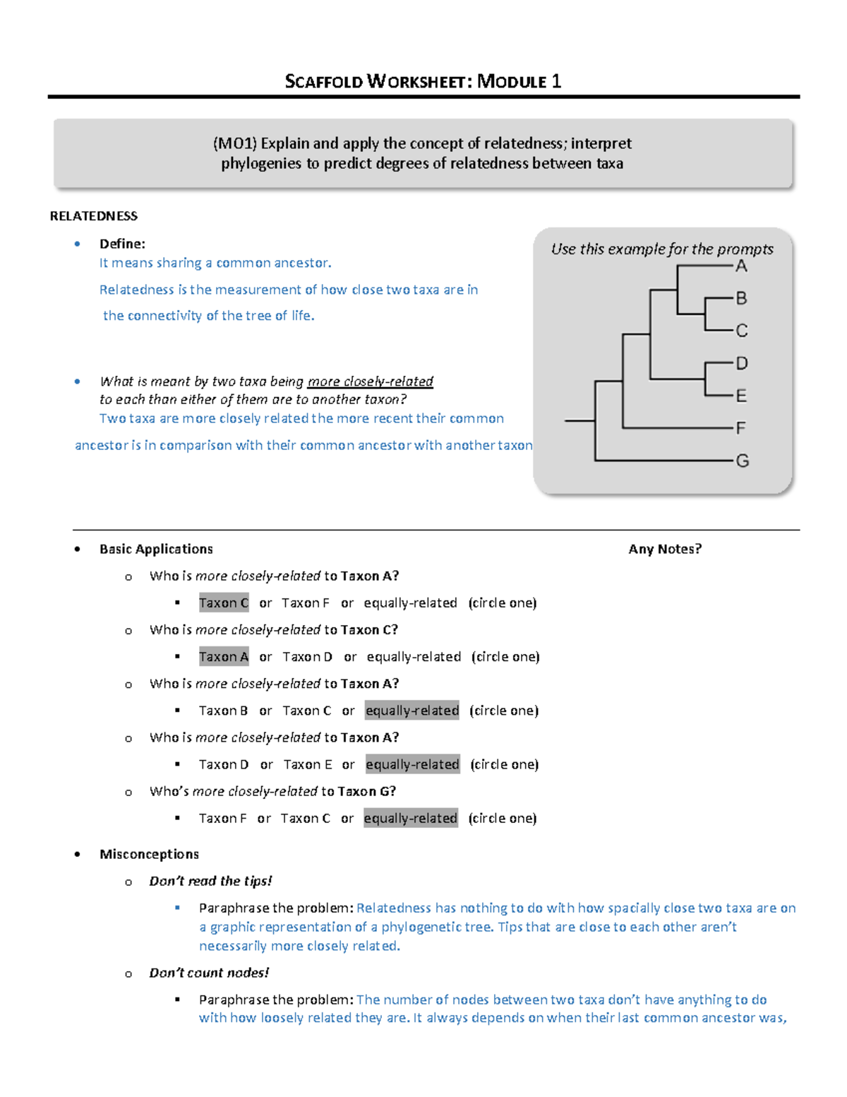 Week 01 - Z374-Scaffold-Worksheet-Module-1 - SCAFFOLD WORKSHEET: MODULE 1 RELATEDNESS Define: It ...