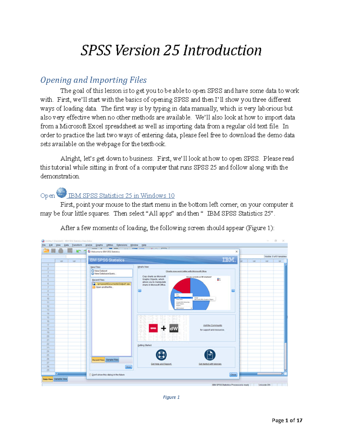 Introduction SPSS - Professor - Éric Lavigne - SPSS Version 25 ...