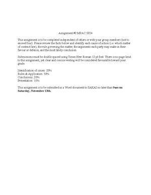 LAW122.-IRAC Analysis Examples - USING THE I-R-A-C STRUCTURE IN WRITING EXAM ANSWERS The IRAC ...