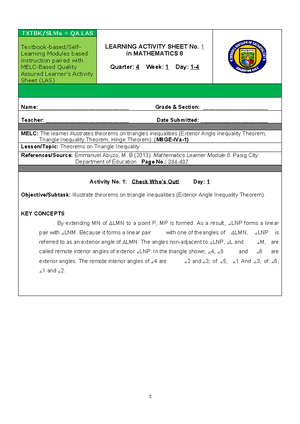 Alvin grades - None - BSED - Math - Studocu