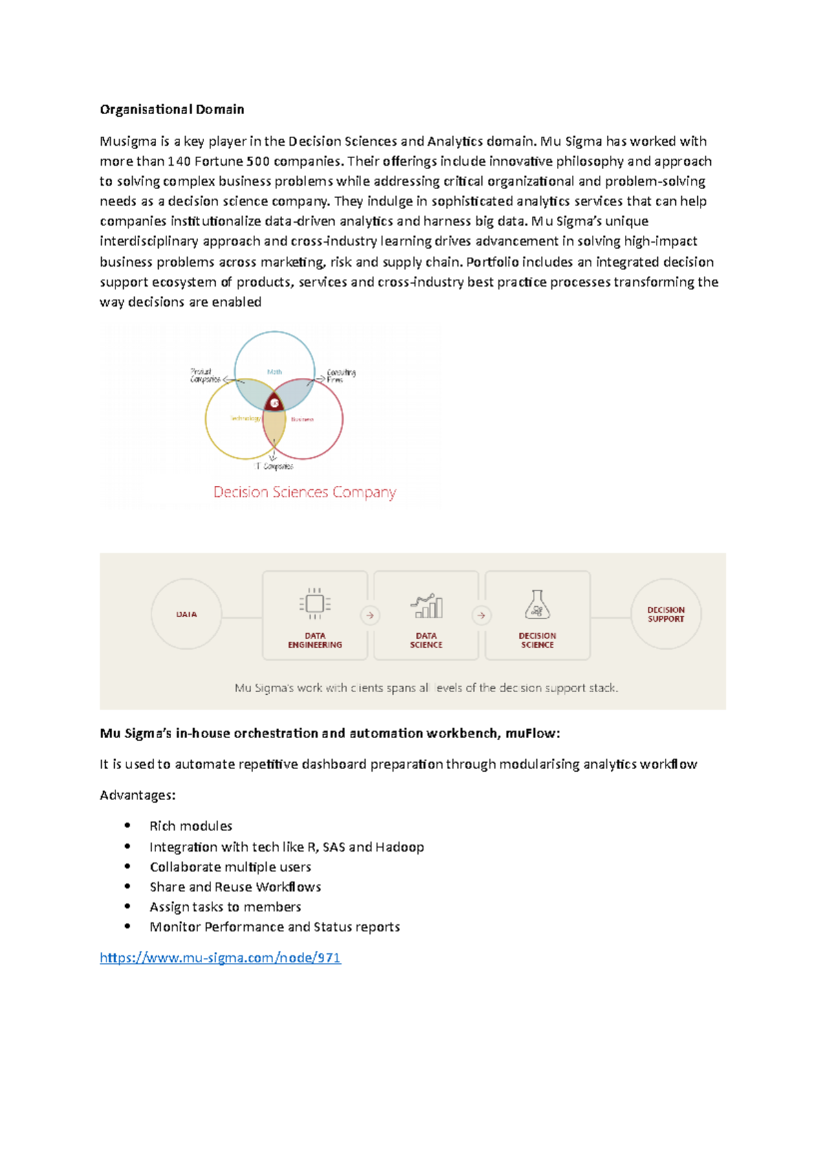 B)Organisational Domain & Strategy analysis - Organisational Domain ...