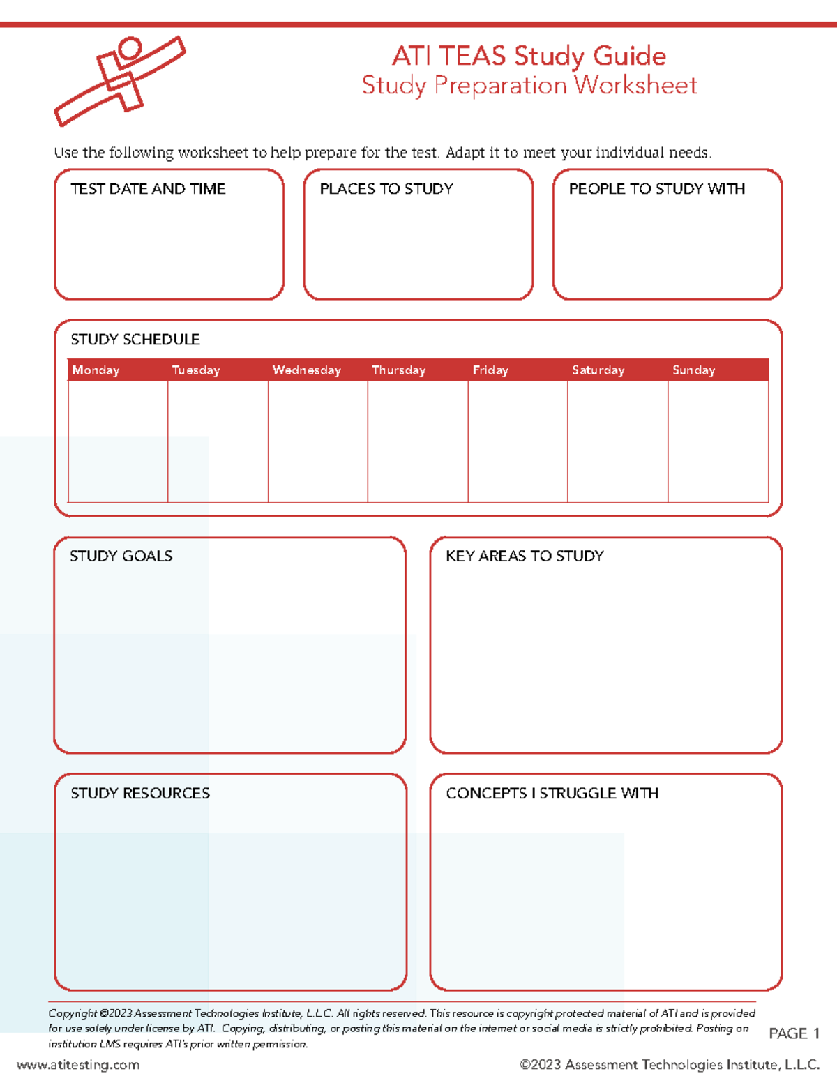 ATI TEAS study-prep - Class note - atitesting ©2023 Assessment ...