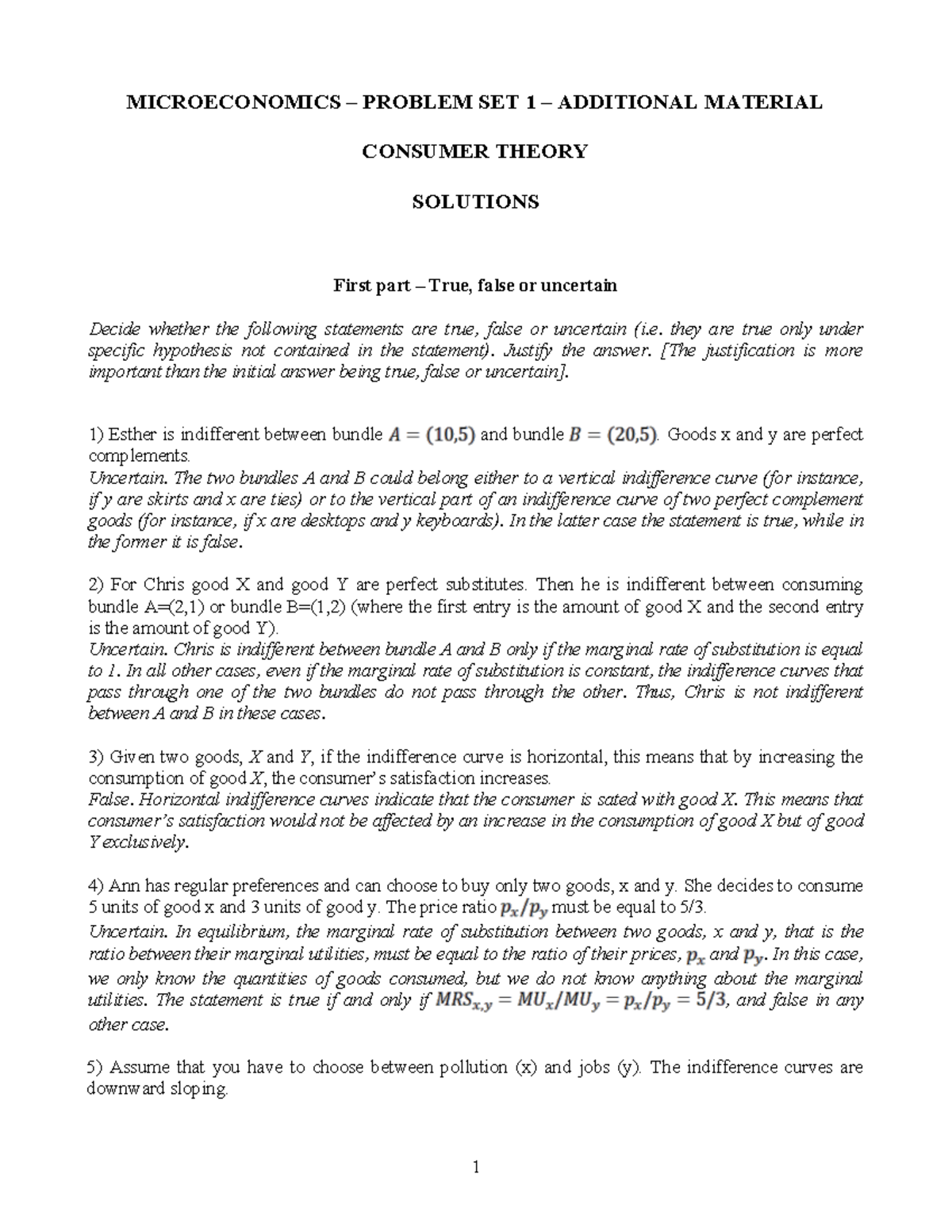 Additional Material - Problem SET 1 sol 2019 20 - Warning: TT: undefined function: 32 ...