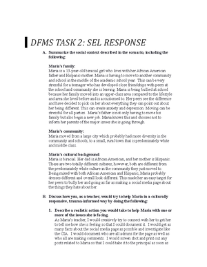DFM3 TASK 3 Mental Health Interview - DFM3 TASK 3: ADDRESSING MENTAL HEALTH ISSUES: INTERVIEW ...