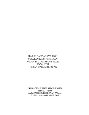 Laporan 1 DCC2004 2 Latihan Membenang DAN Pemasangan PAIP BESI ...