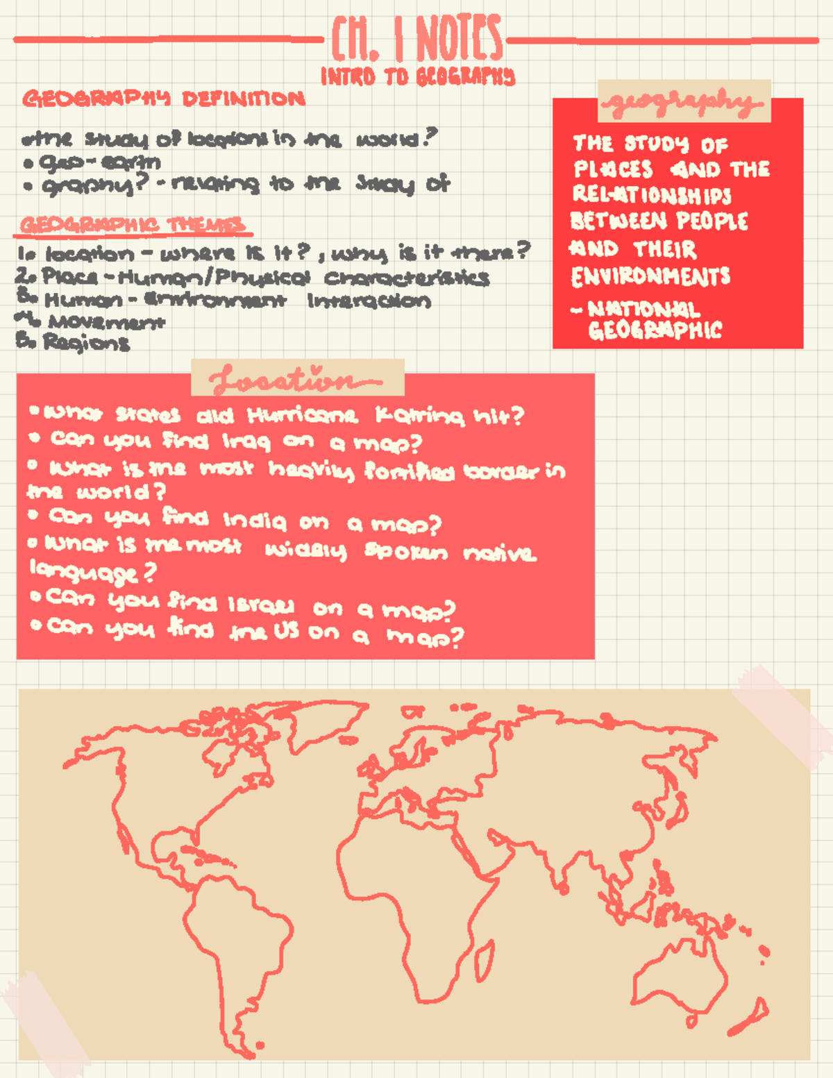 Geography Ch 1 Notes At Notts INTRO TO GEOGRAPHY GEOGRAPHY geography-ch-1-notes-at-notts-intro-to-geography-geography