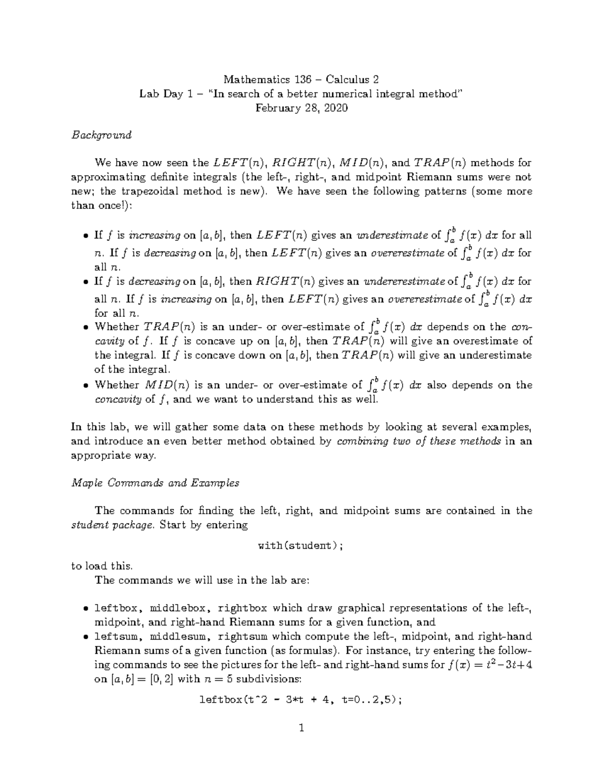 136lab1 Math 136 Precalculus Practice Exam Mathematics 136