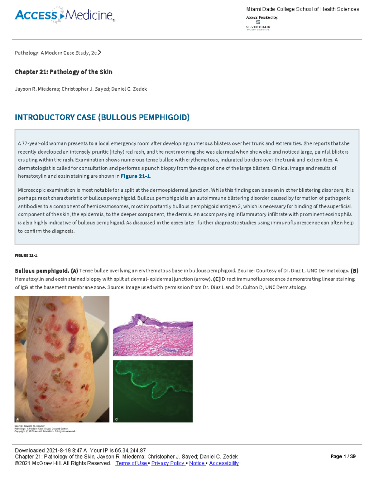 Introduction to Pathology of the Skin - Pathology: A Modern Case Study ...