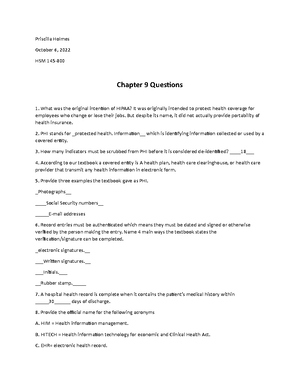 HSM 146-Case Study 2-Chart Audit - Go! Knowledge Activity: Introduction ...