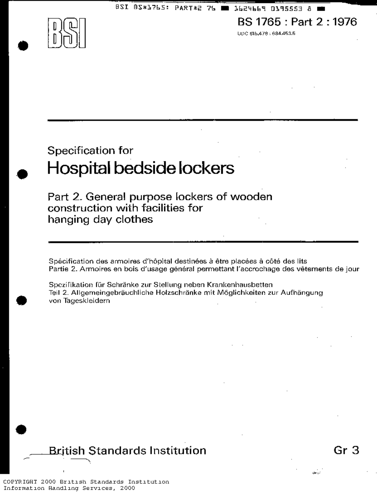 BS 1765 Part 2 - NORMA - Ingeniería Mecánica - Studocu