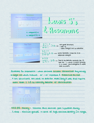 Lewis structures lecture notes - CHEM 130 - Studocu