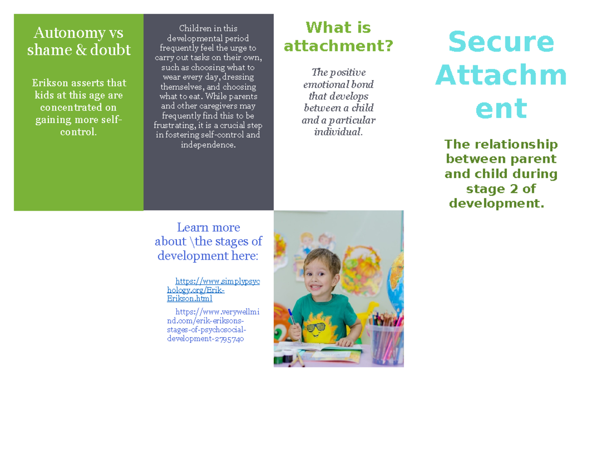 Attachment Brochure - PSY-470 - GCU - Studocu