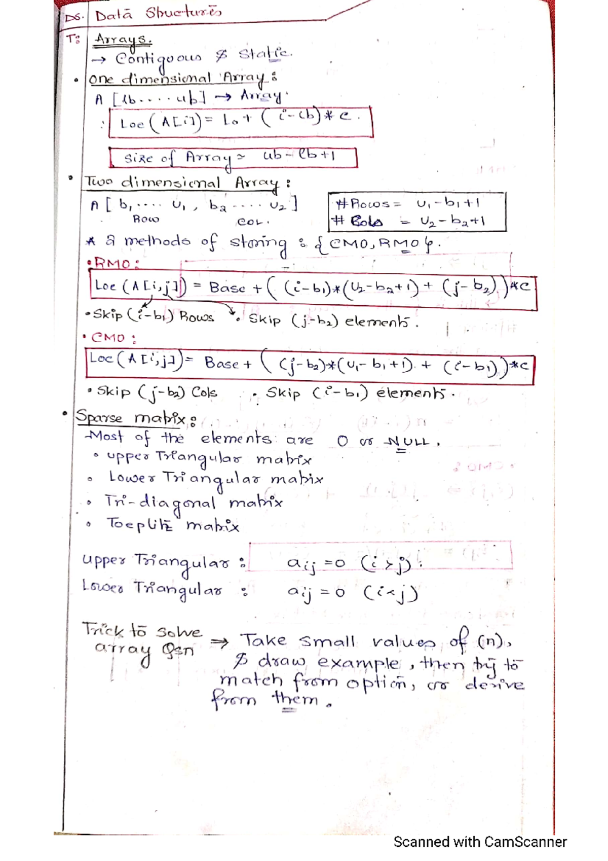 Structures Notes DATA - Computer science engineering - Studocu