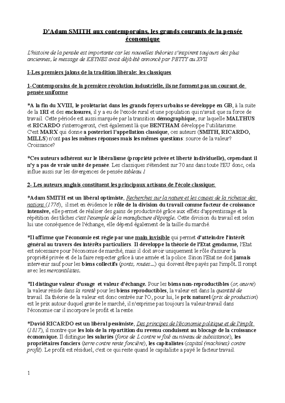 Pensée éco Combe (Lucas) - Macro Economy - EM Lyon - Studocu