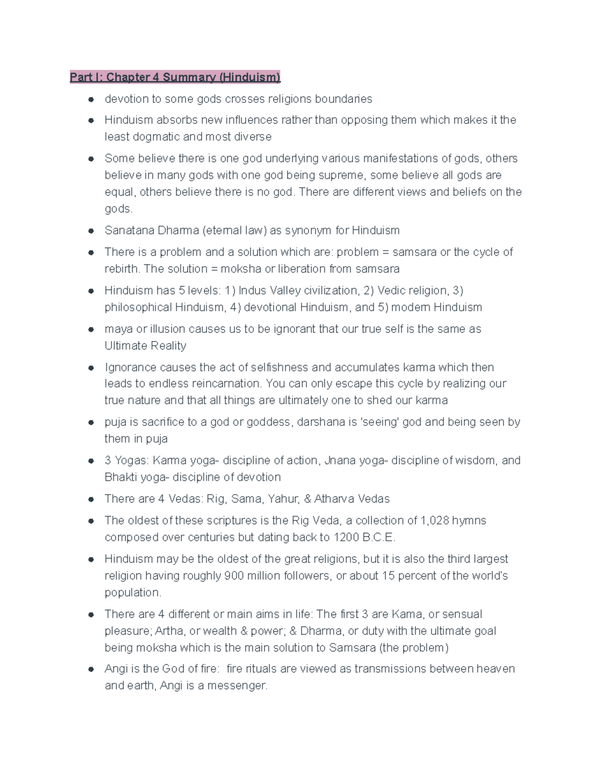 God is not One Chapter 4 Summary (Hinduism) - Part I: Chapter 4 Summary ...