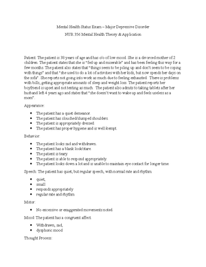 Personality disorder notes - Personality disorder – long term patterns ...