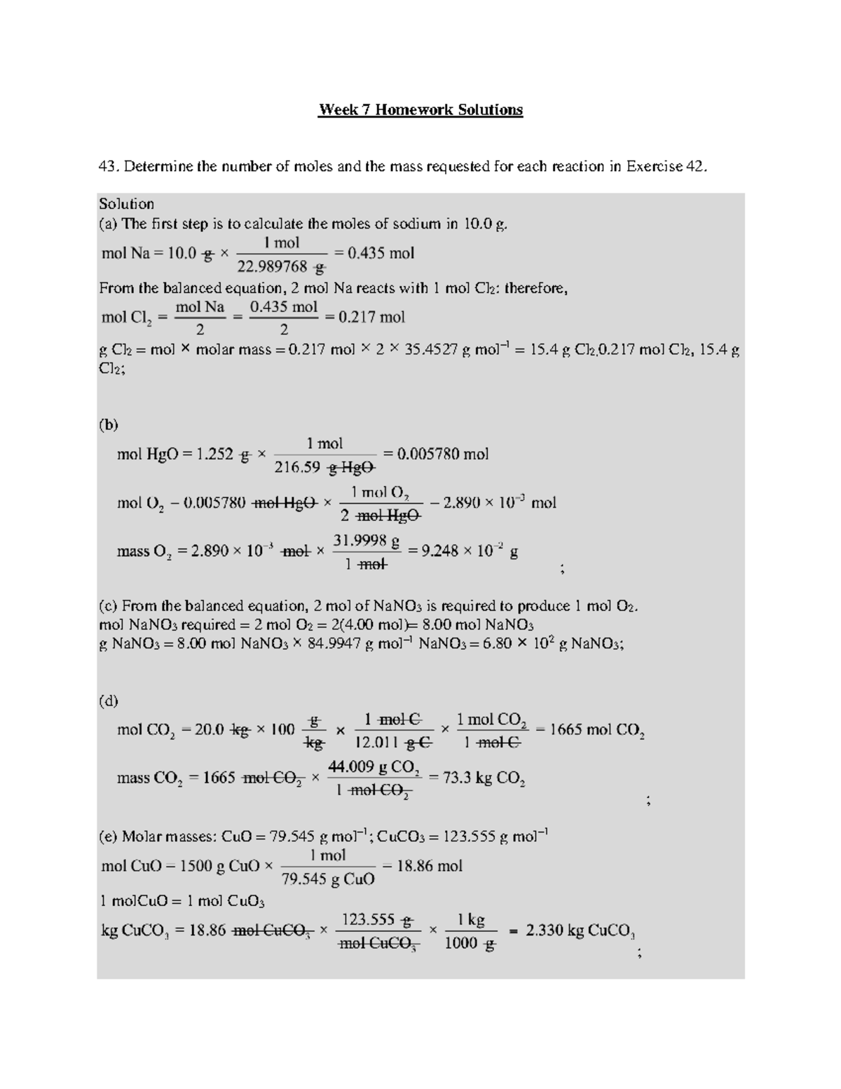Week 7 Homework Solutions - Week 7 Homework Solutions 43. Determine the ...