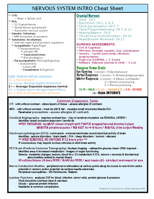 Cardiac Cheat Sheet - Created by Carla Burns Cardiac Cheat Sheet Normal ...