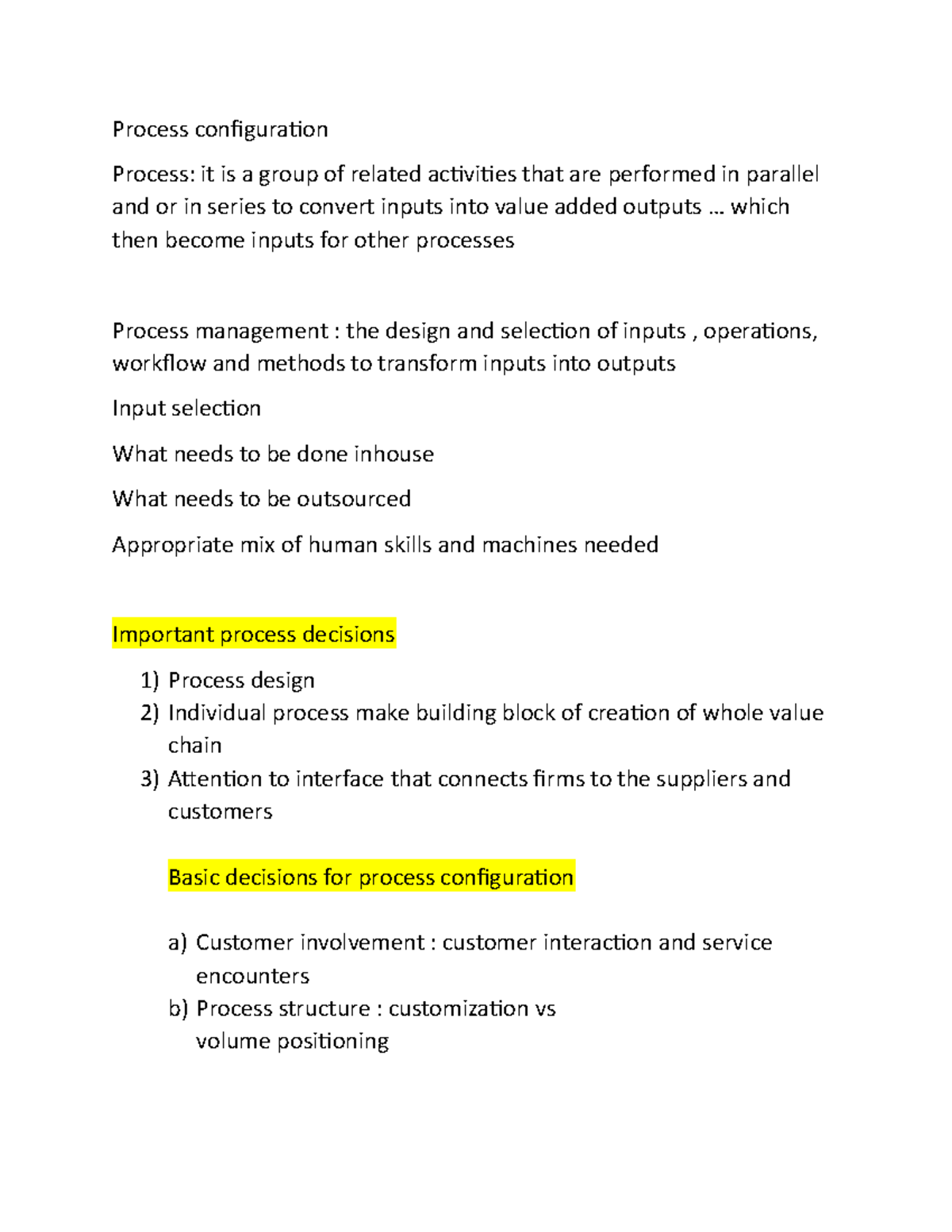 Process Configuration Process Configuration Process It Is A Group Of Related Activities That