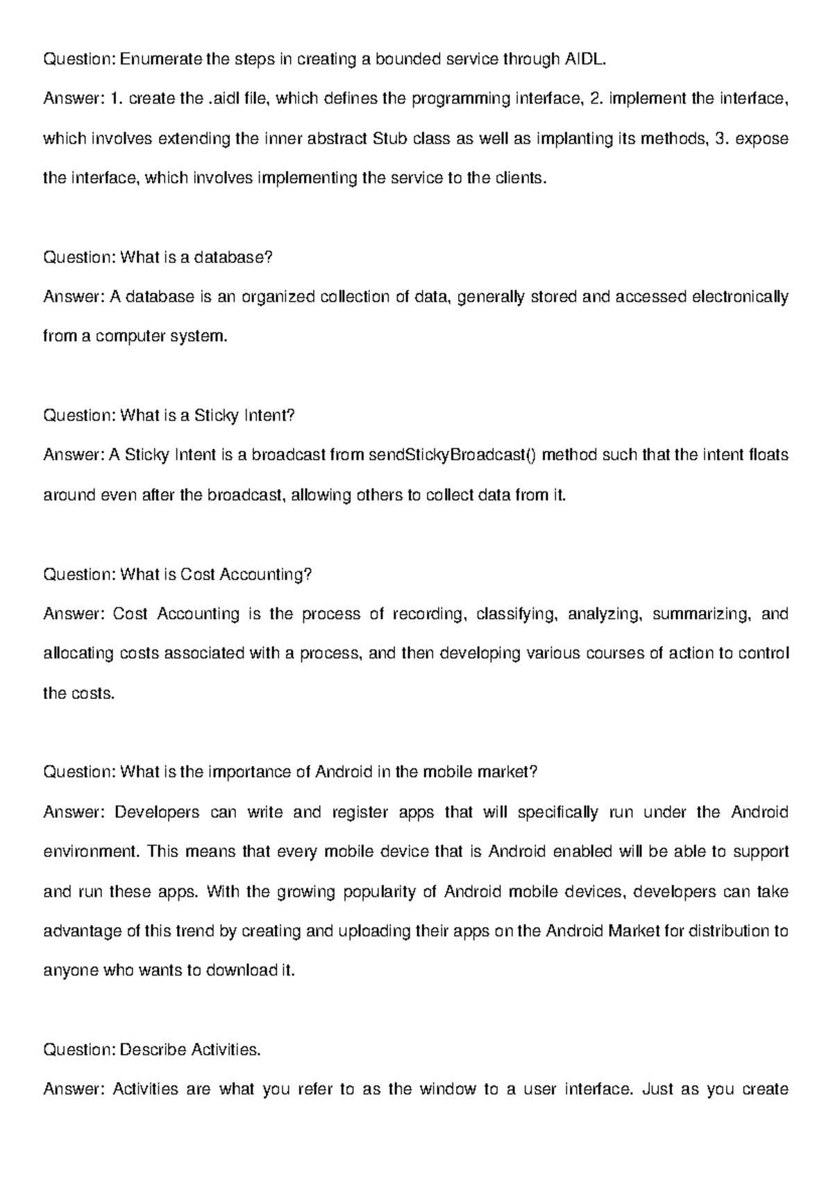 Ornithoscelida unprosperity doeskins - Question: Enumerate the steps in ...