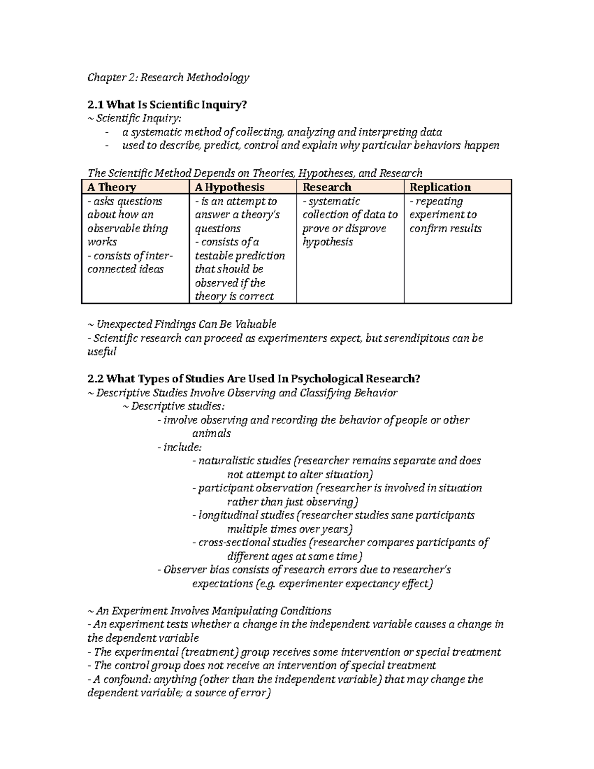 Chapter 2 - Lecture notes 2 - Chapter 2: Research Methodology 2 What Is ...