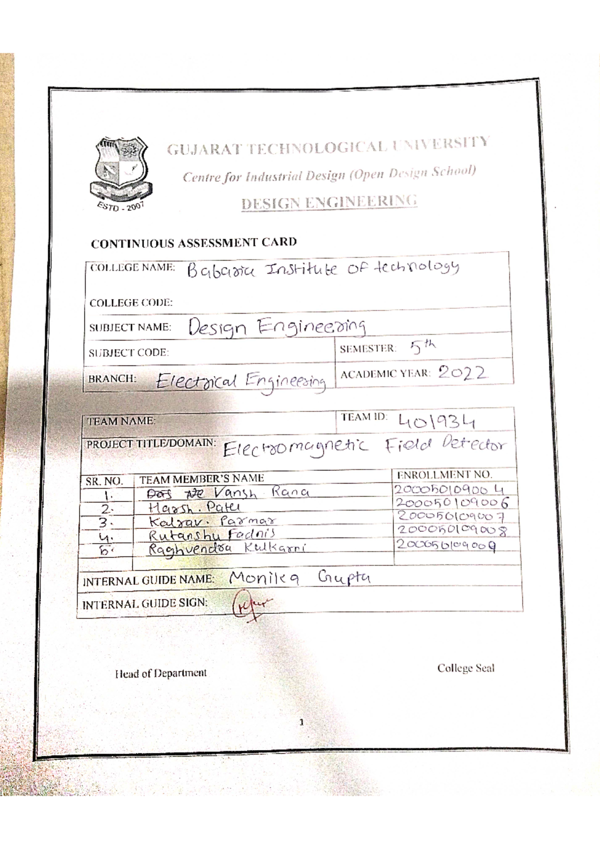 DE-5 - Computer science engineering - Studocu