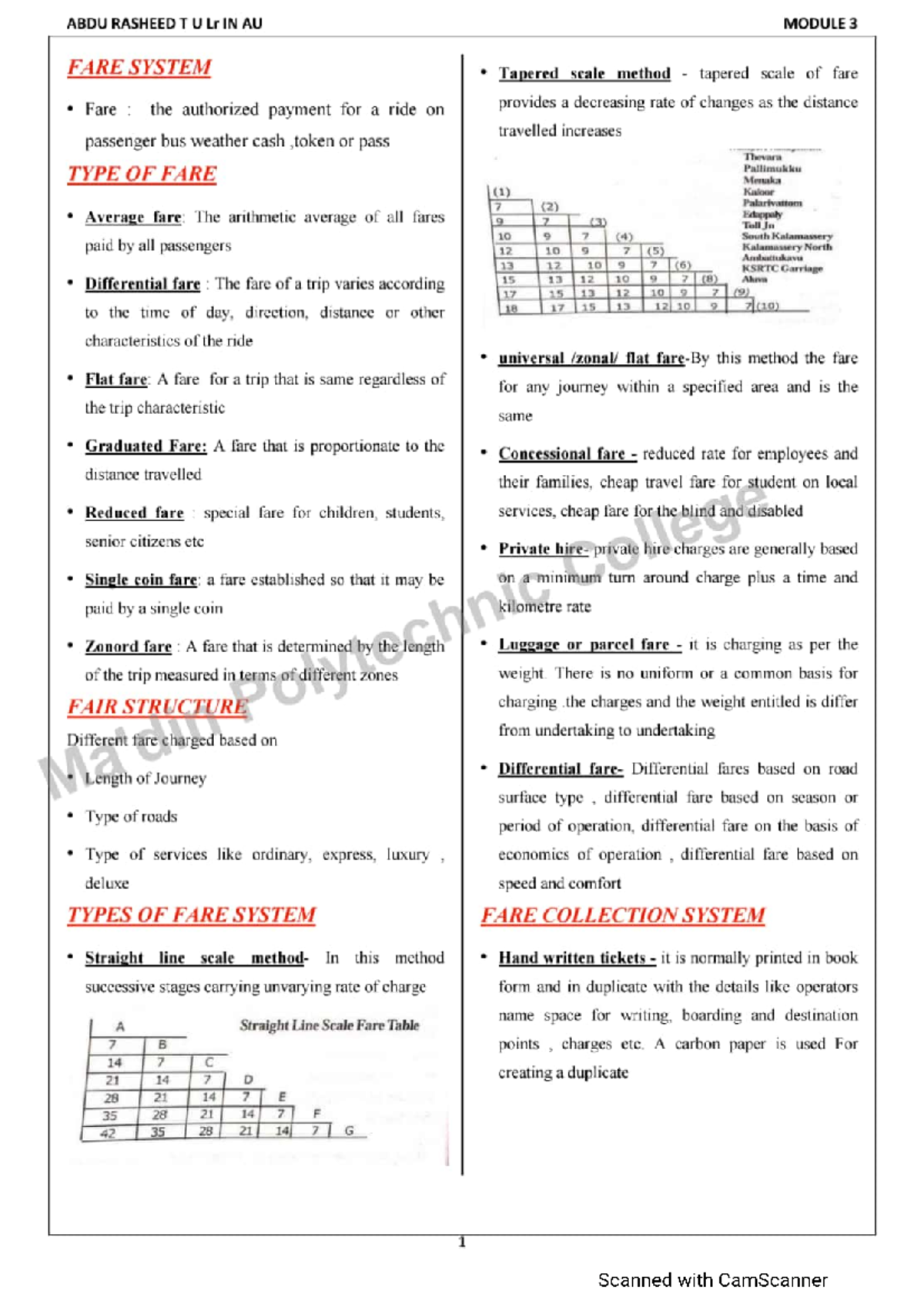 TM Module 3 - sixth semester Automobile Engineering - Fundamentals Of Automobiles Engineering ...