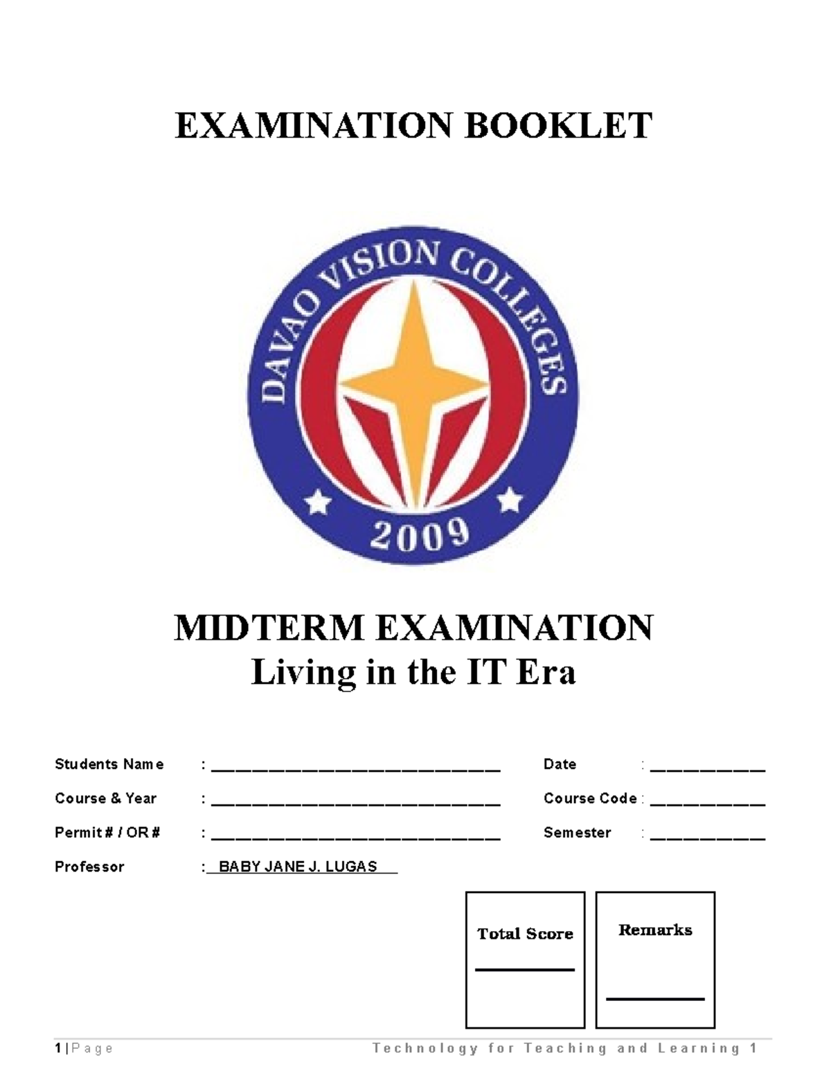Elective 3 Semi Final Exam - Computer Technology - Studocu