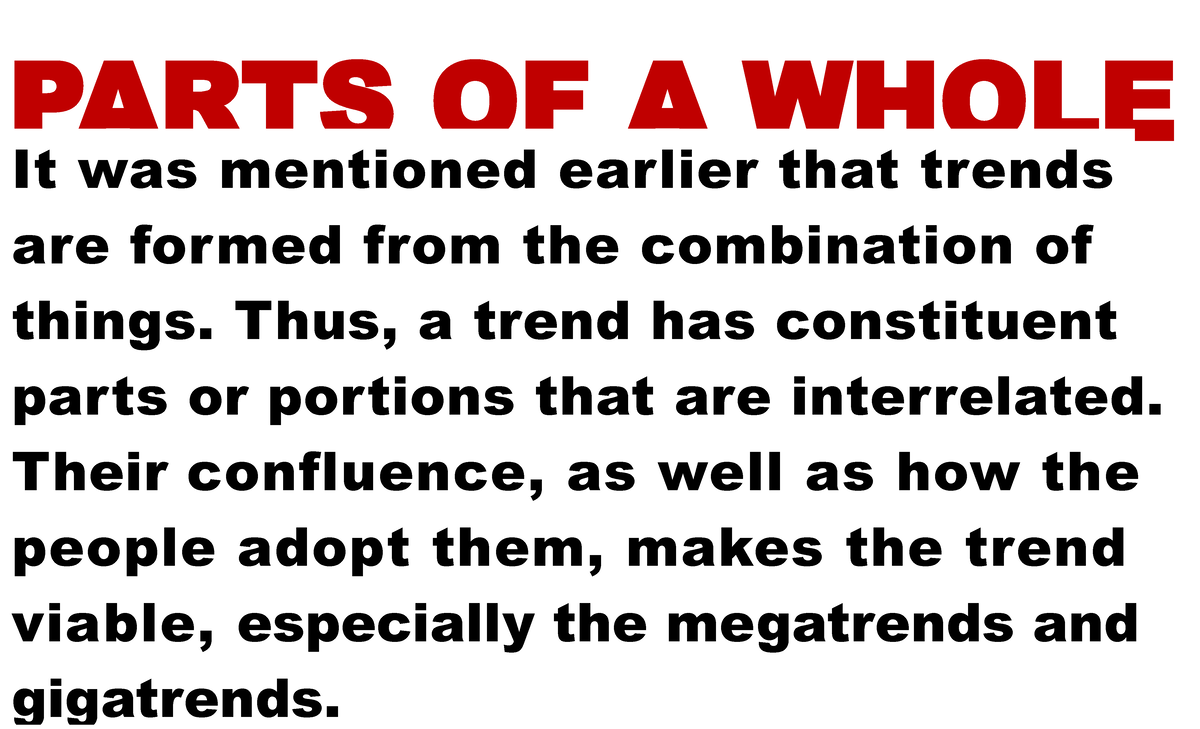 Parts OF A Whole Emerging Pattern - PIt was mentioned earlier that ...